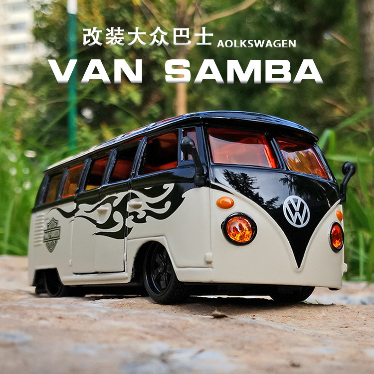 Meritor Volkswagen T1 Bus Retro Bus Bread Model Car Alloy Car Metal ...