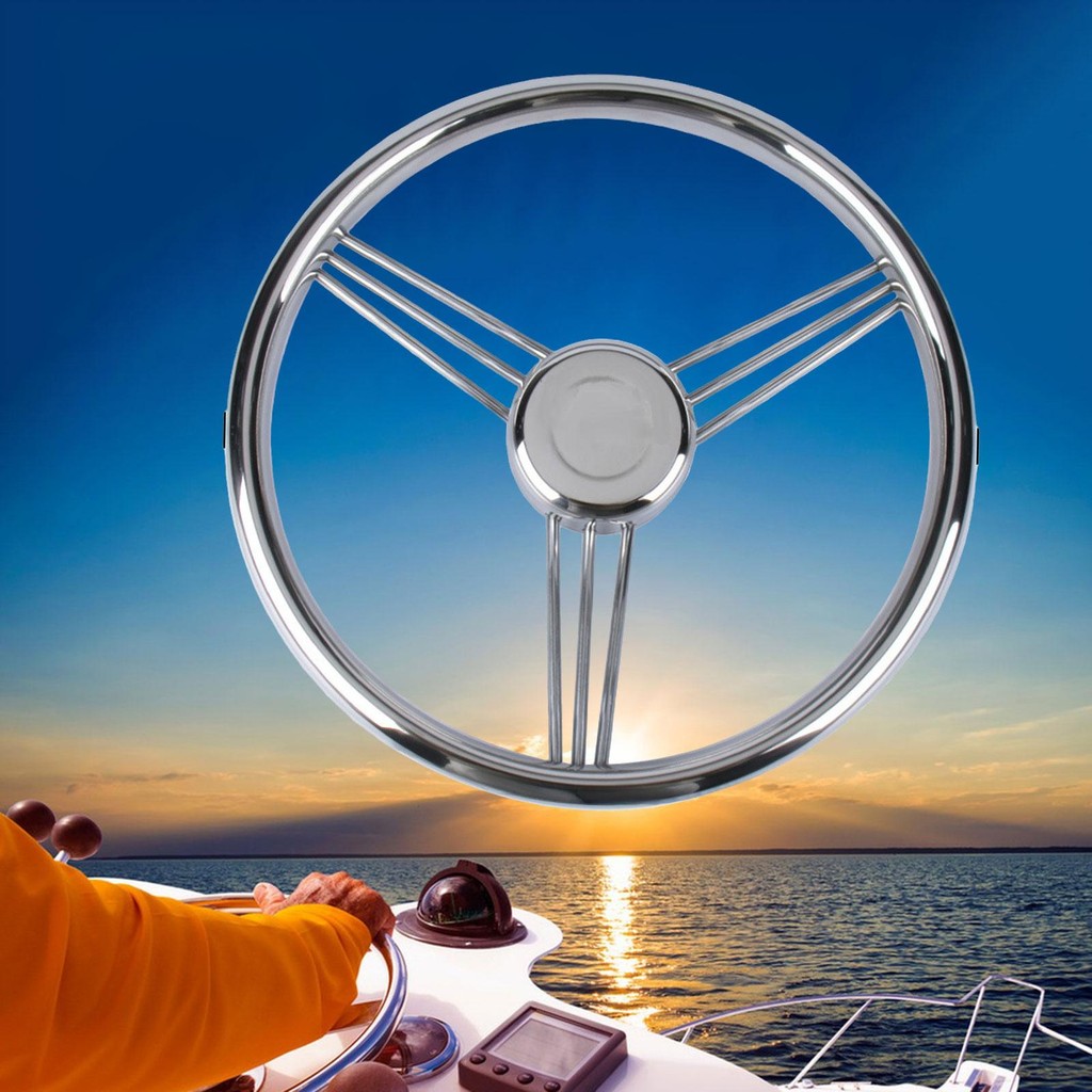 [gsdqdsh] Boat Steering Wheel Heavy Duty Spare Parts Creative Steering ...