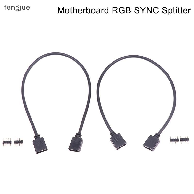 fengjue Motherboard RGB Splitter 5V RGB Transfer Extension Cable PC ...