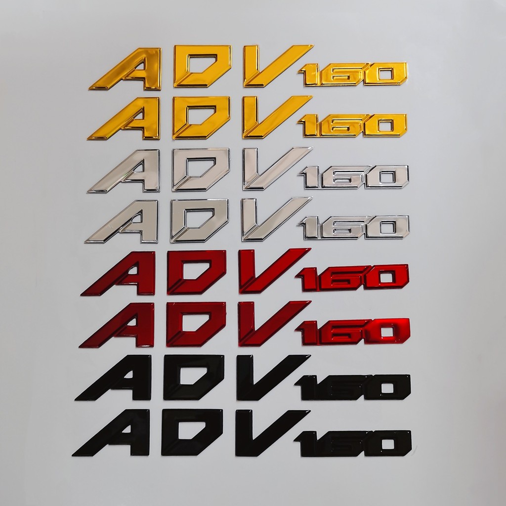 HONDA ADV 150 160 Motorcycle 3D Emblem Logo Sticker ADV150 ADV160 PVC ...