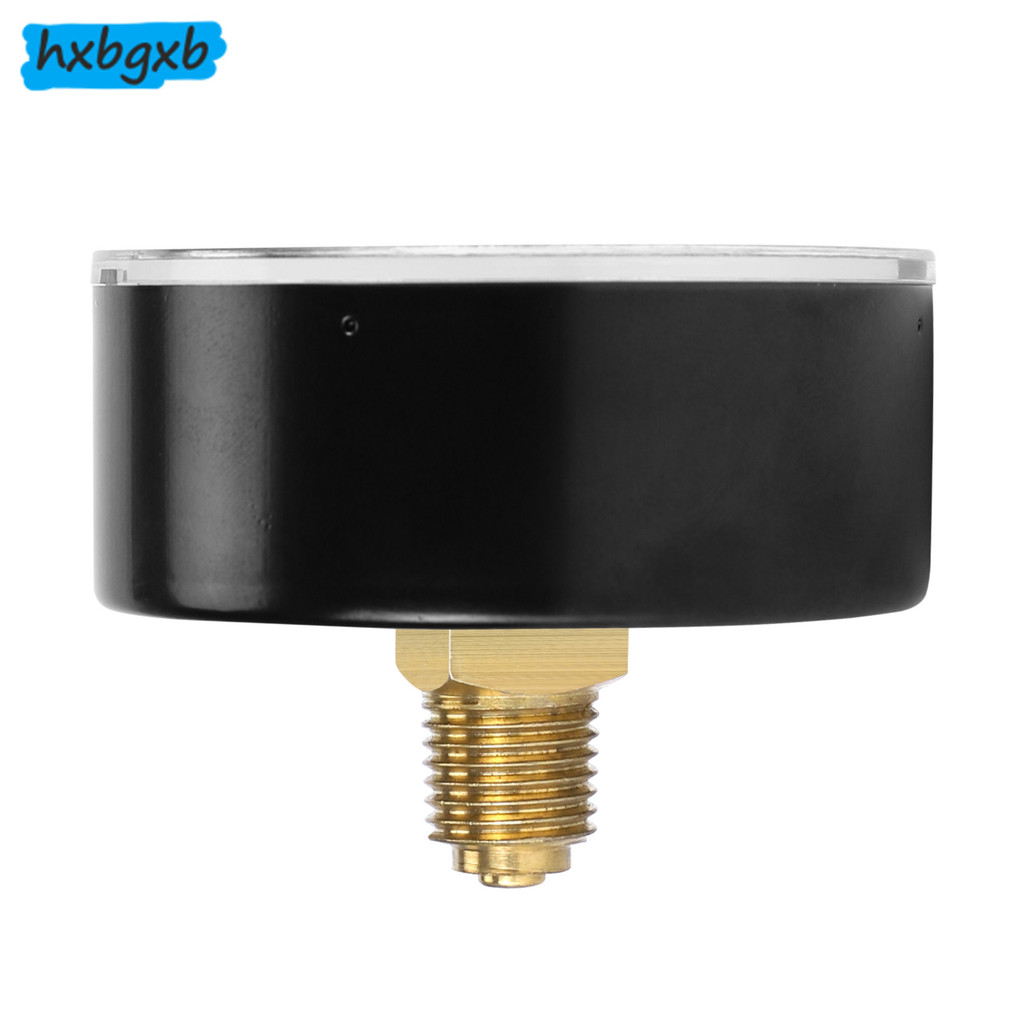 1/4 Male NPT Thread Mount 0-6bar Gauge Dial Manometer Pressure Plate ...