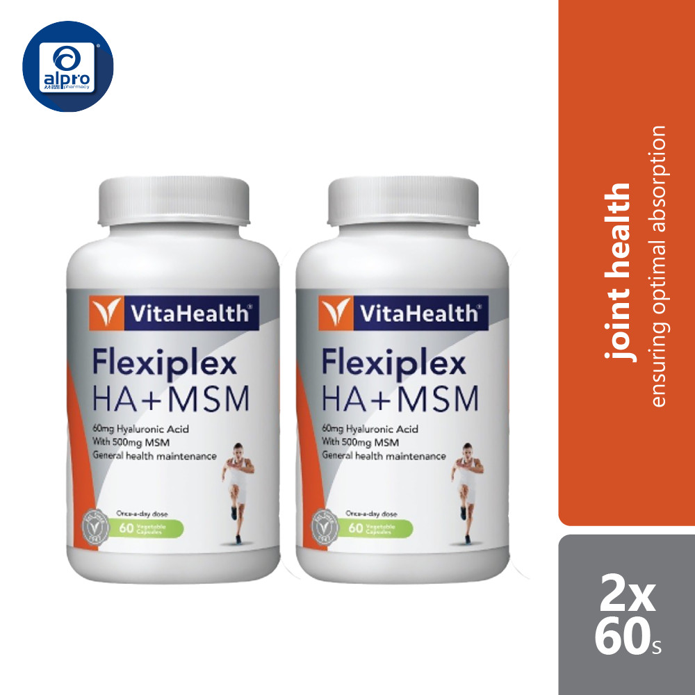 Vitahealth Flexiplex HA + MSM 60s x 2 | Joint Health | Shopee Malaysia