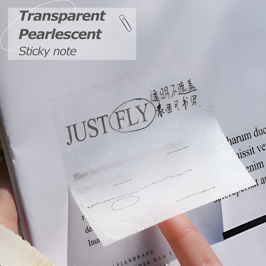 Transparent Frosted Convenience Stickers Note Labels Index Labels ...