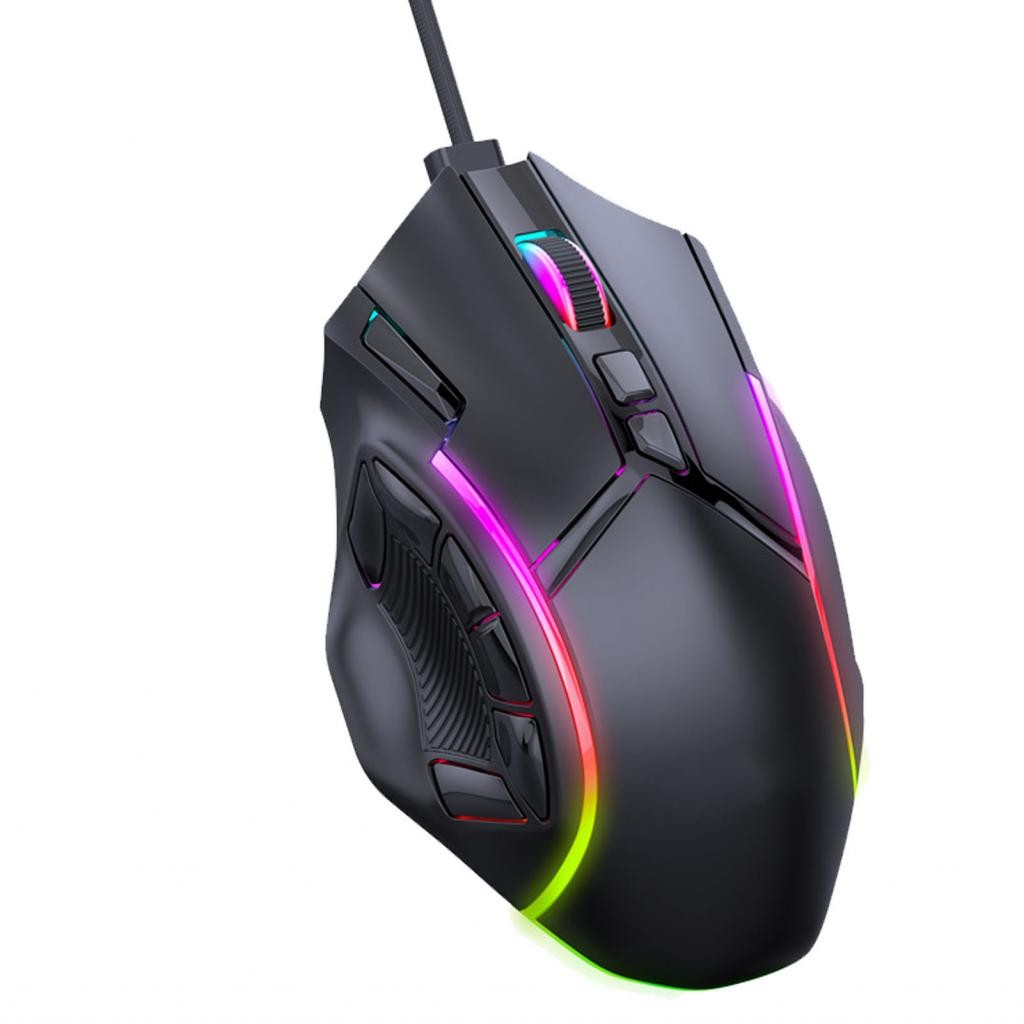 Tominihouse RGB Gaming Mouse Programmable Plug and Play Photoelectric ...