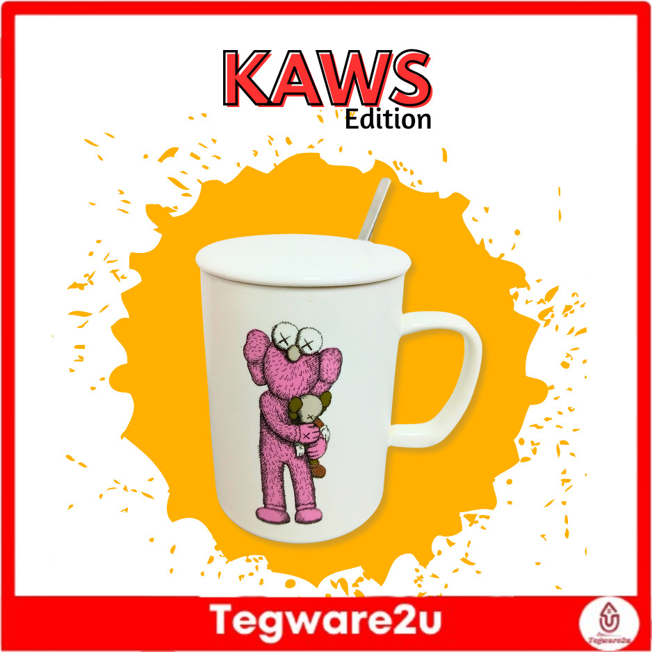 KAWS : SUMMER Collection / FINE CERAMIC MUGS-Pink Uniqlo BFF Character ...