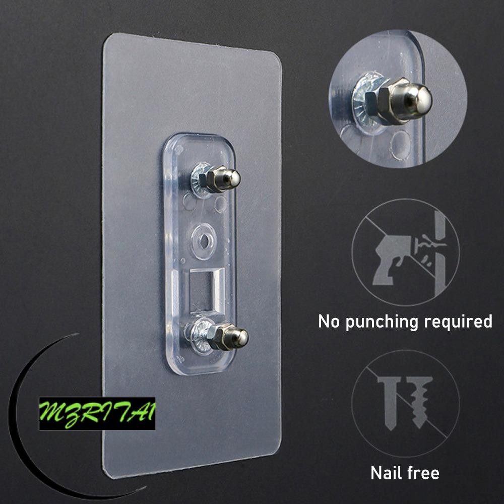 MARITA1 Double Hole Screw Sticker, No Punching Wall Hanger Traceless ...