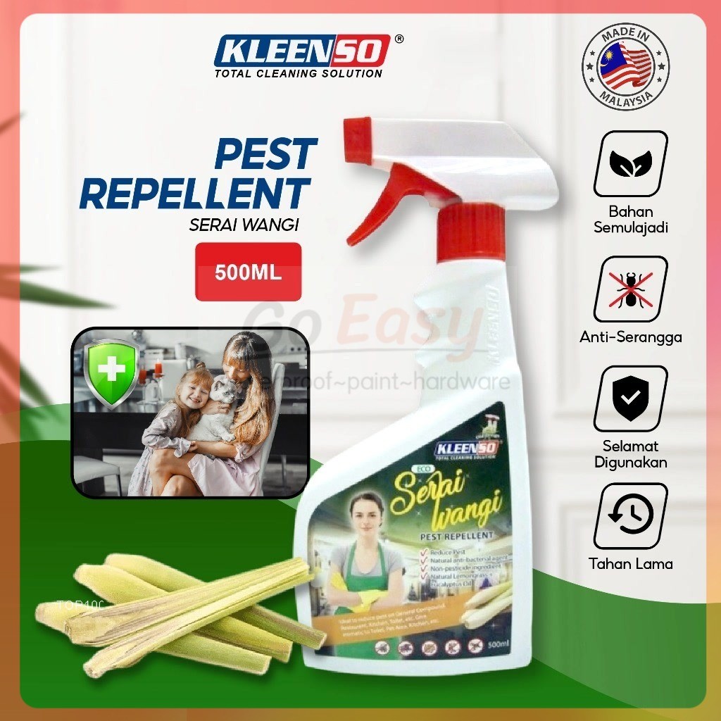 Kleenso Insect Repellent Spray Serangga Serai Wangi Spray Insect ...