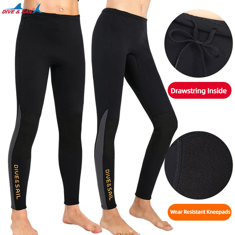 3MM Thermal Diving Pants Men's Swimming Trunks Men's Split Diving Suits ...