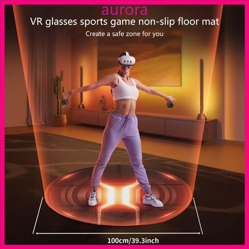 Aur Quiet VR Gaming Floor Mat with Strong Grip Nonslip Sports VR ...