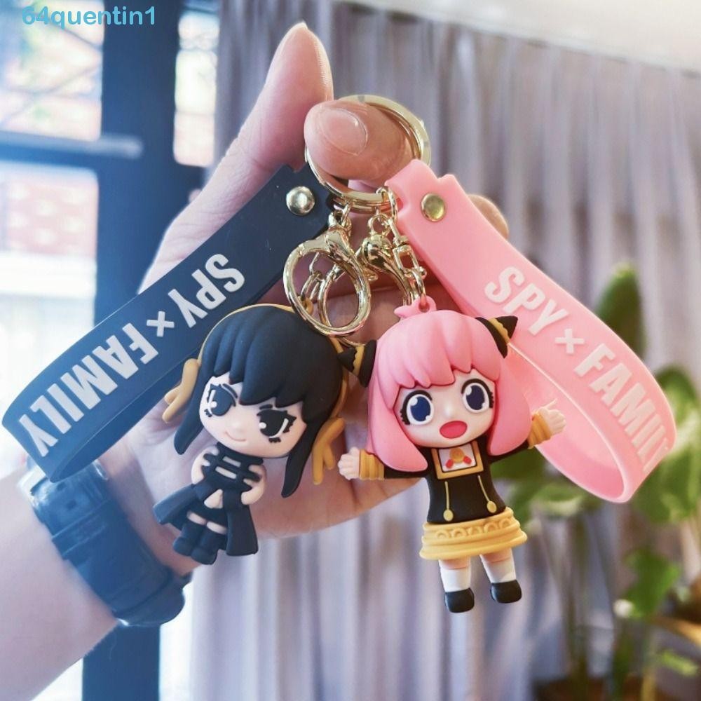 QUENTIN1 Cartoon Figure Keychain, Anya Loid Forger Miniature Dolls ...
