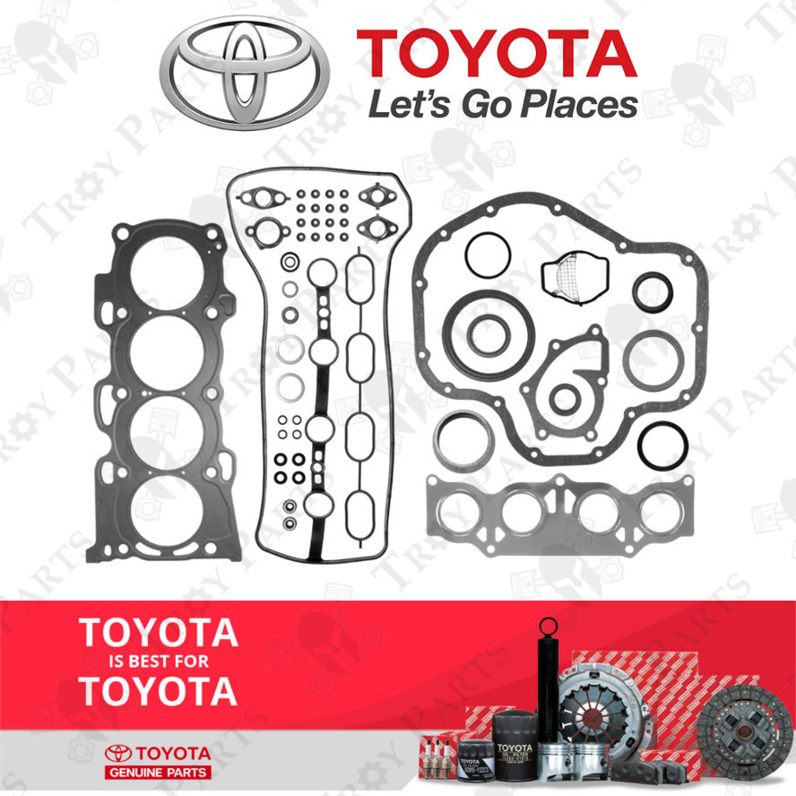 Original Toyota Overhaul Full Set Gasket 04111-28101 Toyota Camry ACV30 ...