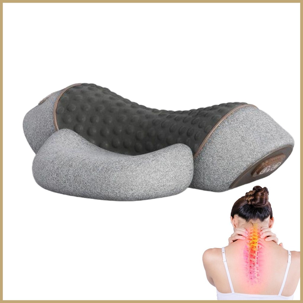 Muscle Ttraction Relax Neck Massage Heating Vibration Neck Massager ...