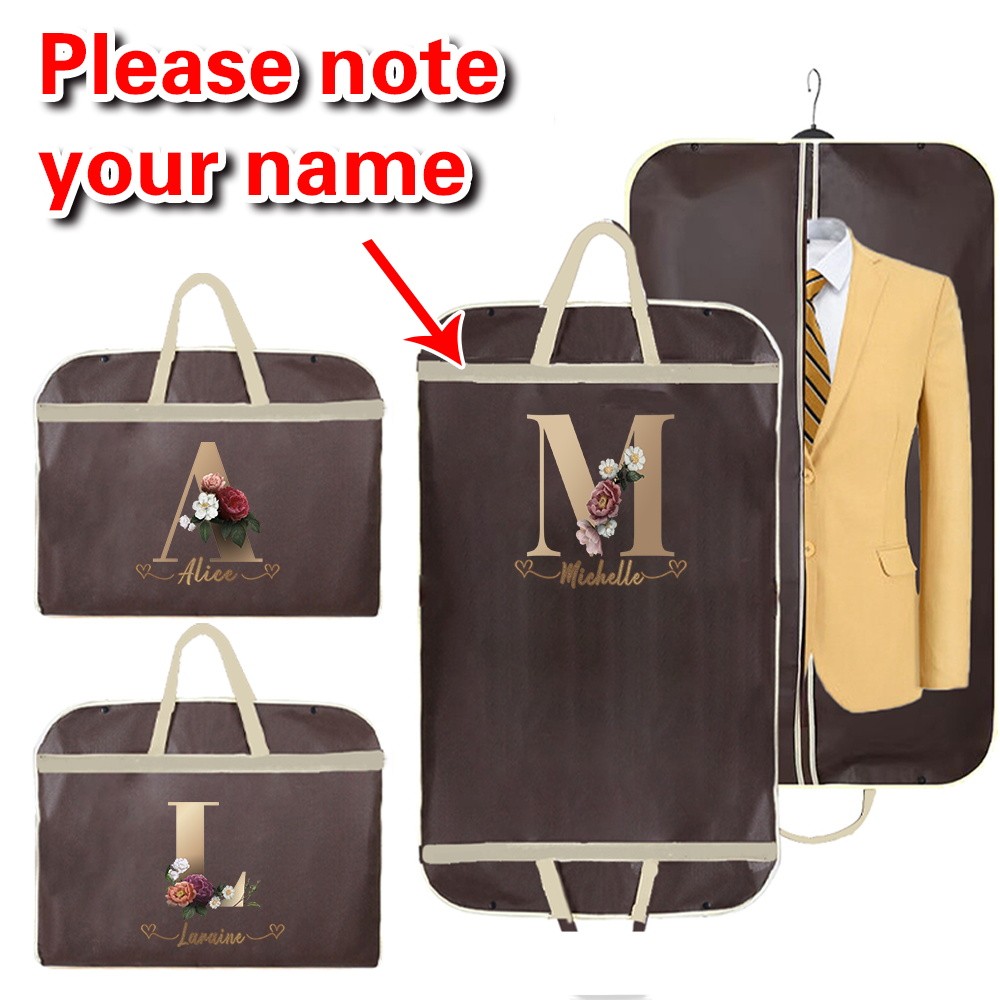 Custom Name Dustproof Clothing Covers Waterproof Cover Suit Coat Dress ...