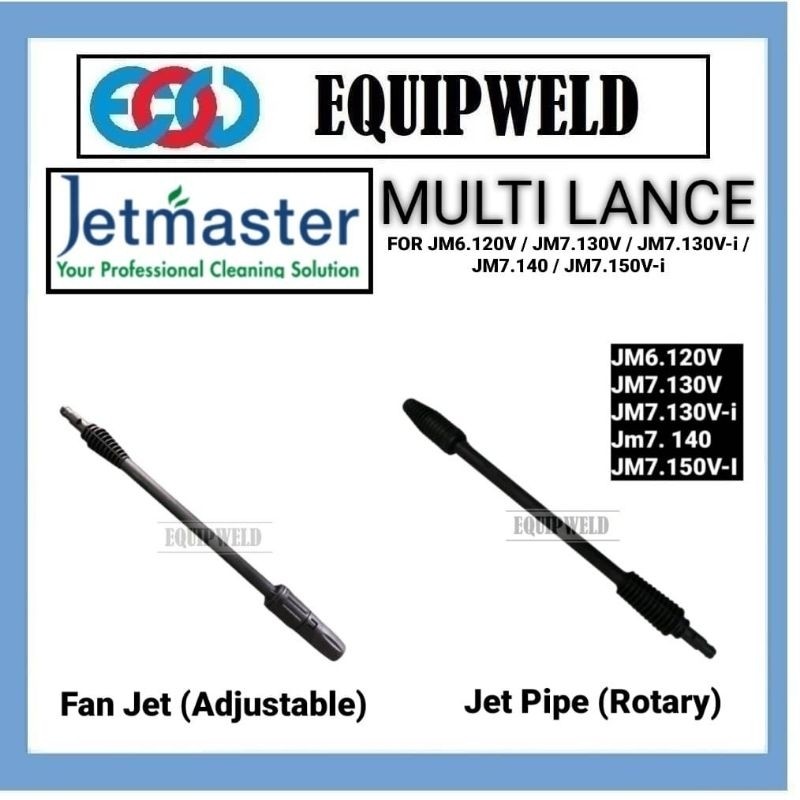 JETMASTER MULTI LANCE NOZZLE (FAN JET ADJUSTABLE / JET PIPE ROTARY) FOR ...