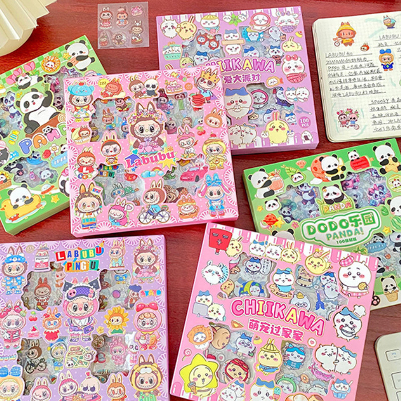 Labubu Sticker Waterproof Labubu Cute Stickers | Shopee Malaysia