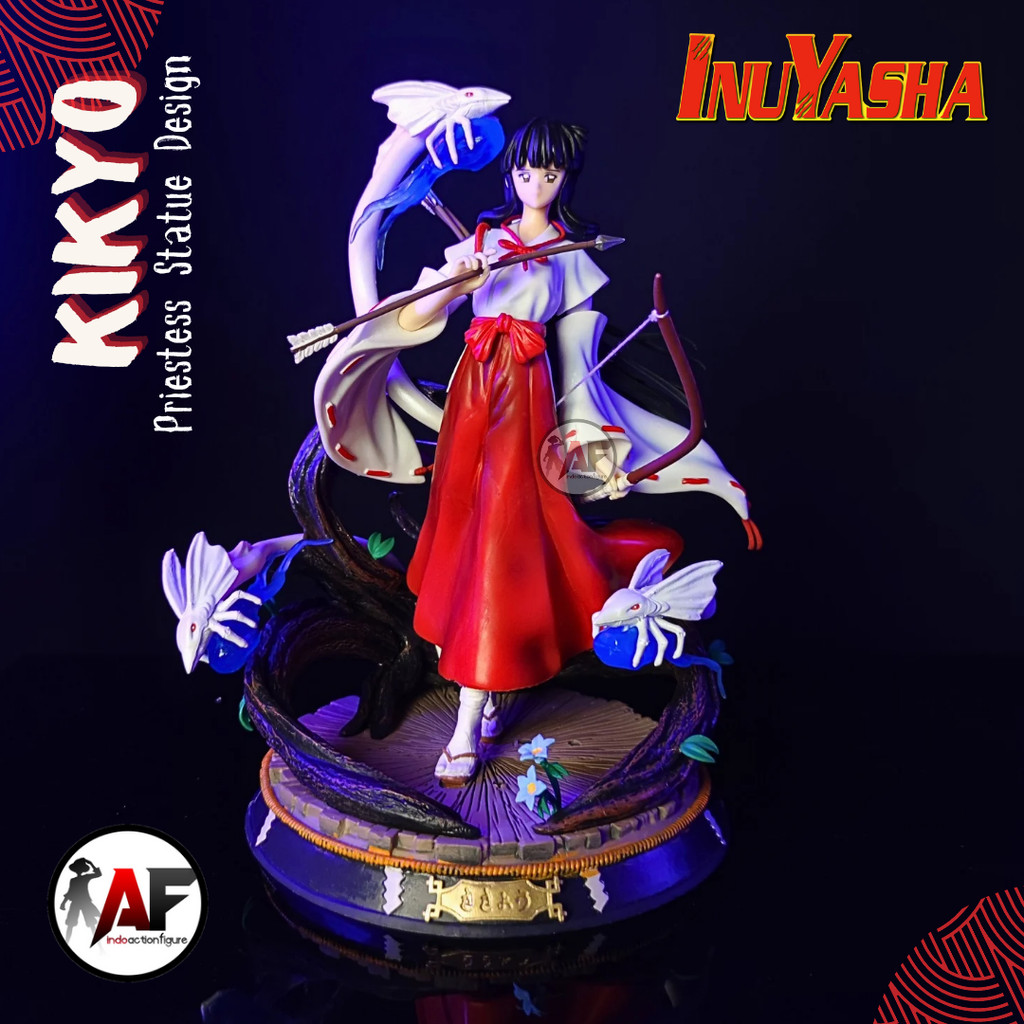 Statue Inuyasha Kikyo Priest Action Figure ver. Miko design | Shopee ...
