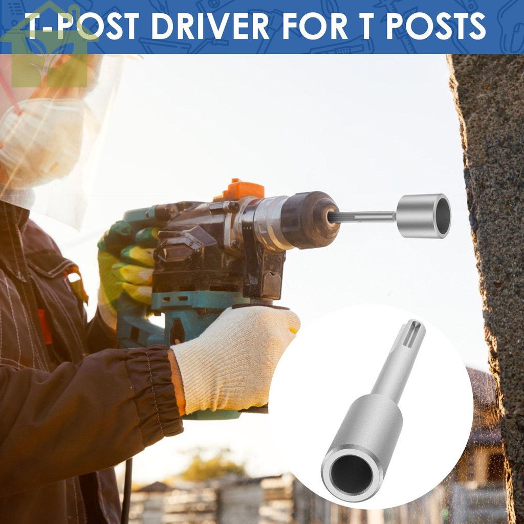 Small or Large Ground Rod Driver Professional T Post Driver One Piece ...