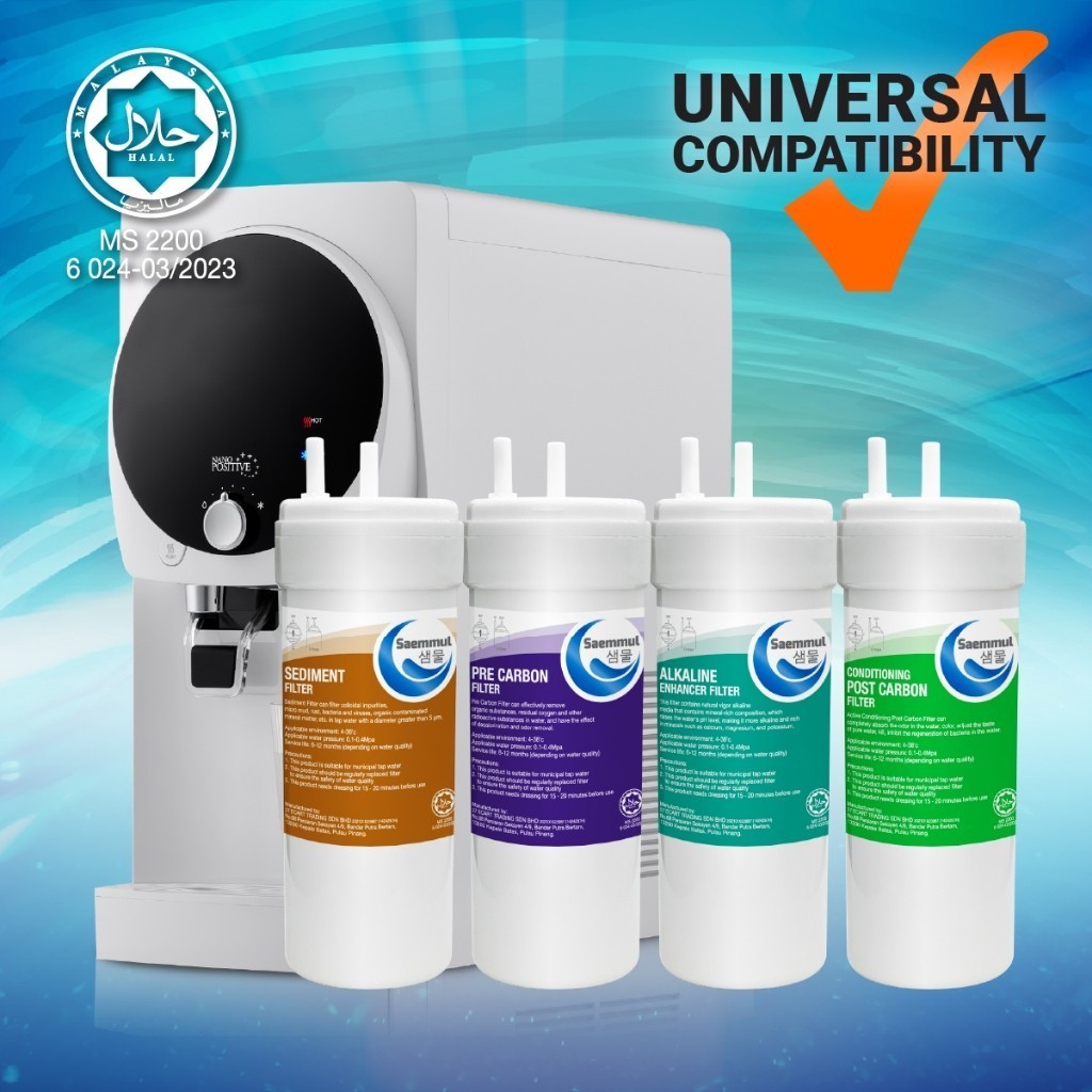Enhanced Water Filter SAEMMUL 6" Stage Set U-Type -Advanced Filtration ...