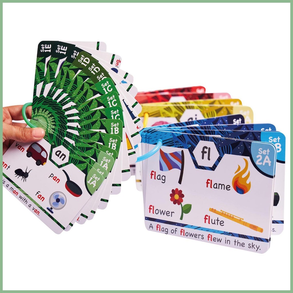Learn to Read Phonics Flash Cards Phonics Games for Kids Educational ...
