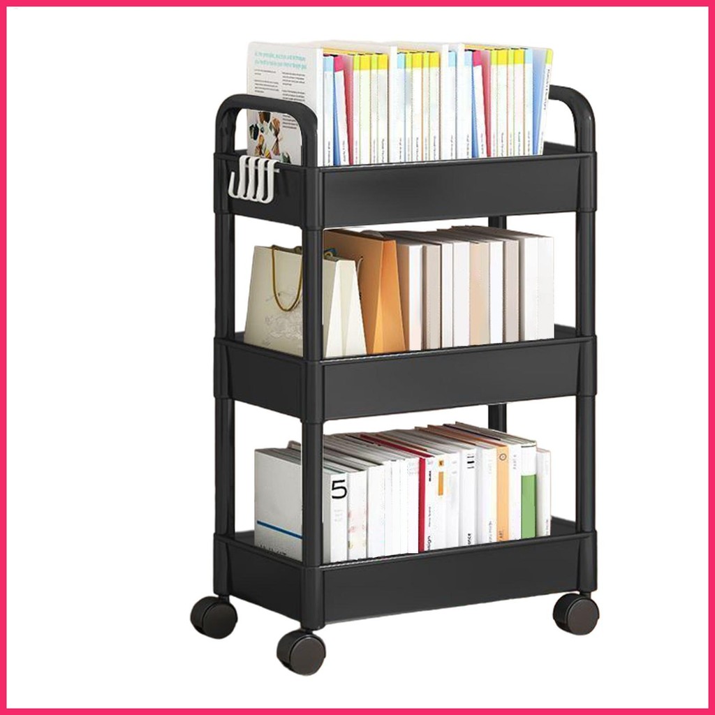 Storage Rolling Cart Rolling Cart Organizer Utility Cart Snack Cart 3 ...