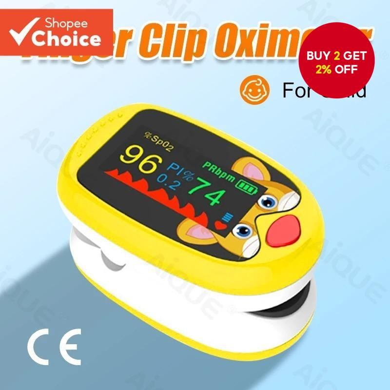 Rechargeable Child Finger Clip Medical Oximeter, Nurse, Pediatric ...