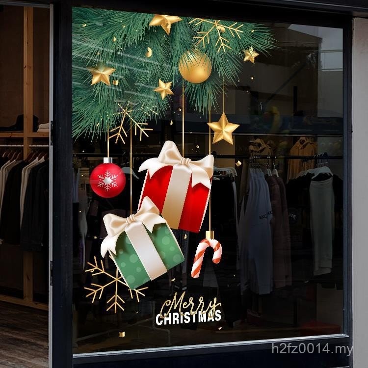 Layout Stickers Christmas Tree Window Stickers Scene Static Stickers ...