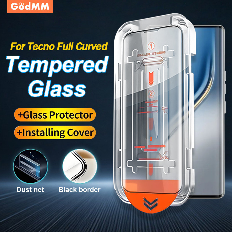 For Tecno Camon 40 Pro 4G 5G Full Coverage Tempered Glass For Tecno Camon 30s Spark 20 Pro Plus ...