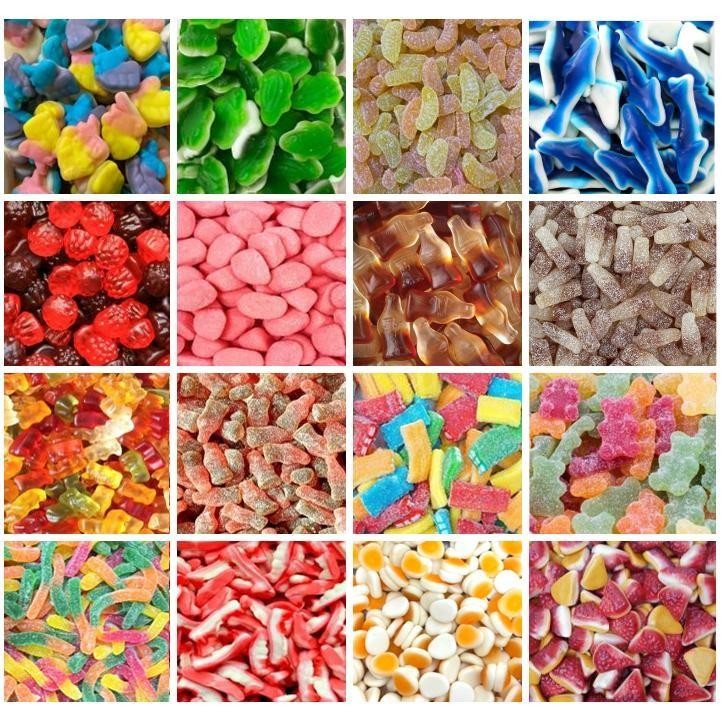 GUMMY SWEET SOUR】Flavorable Assorted Rainbow Mix Sour Belts Gummies ...