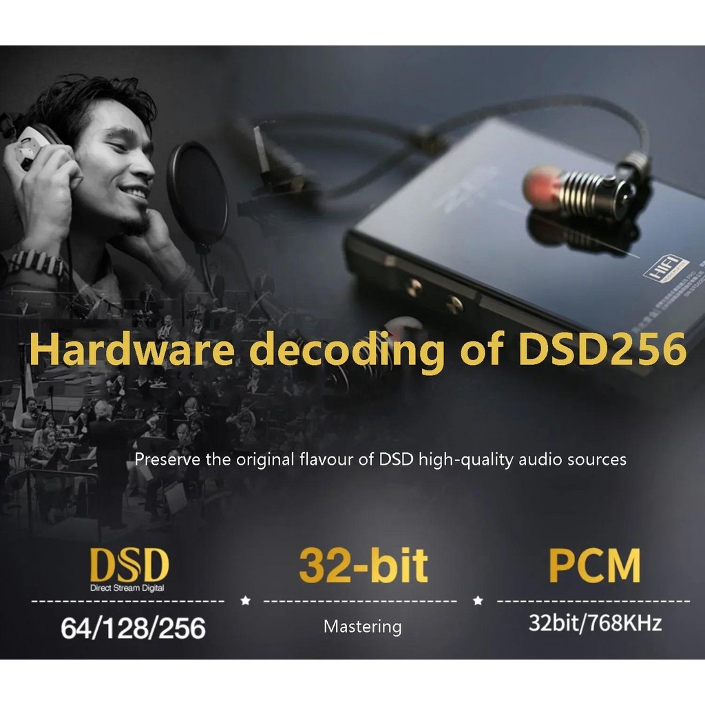 HiFi Audio Powerhouse: ES9218 DAC Walkman with 64BIT/768KHz & DSD256 ...
