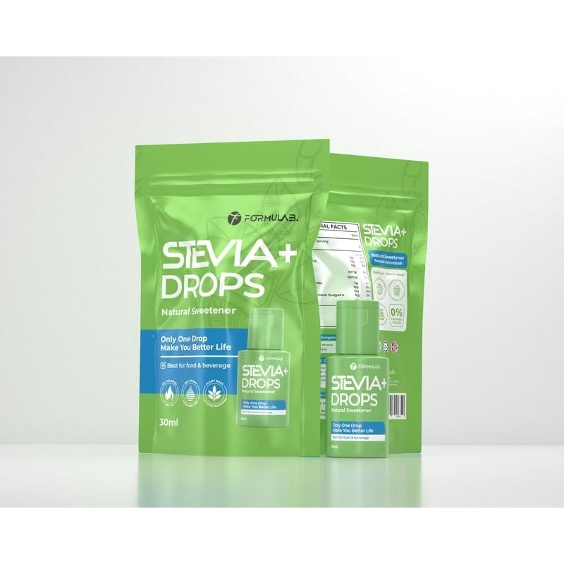 STEVIA DROPS BY FORMULAB ( 30ML) - Sweetener 100% dari ekstrak daun ...
