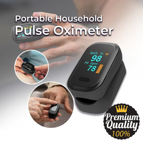 Portable Household Finger Oximeter LED Blood Oxygen Pulse Check Health ...