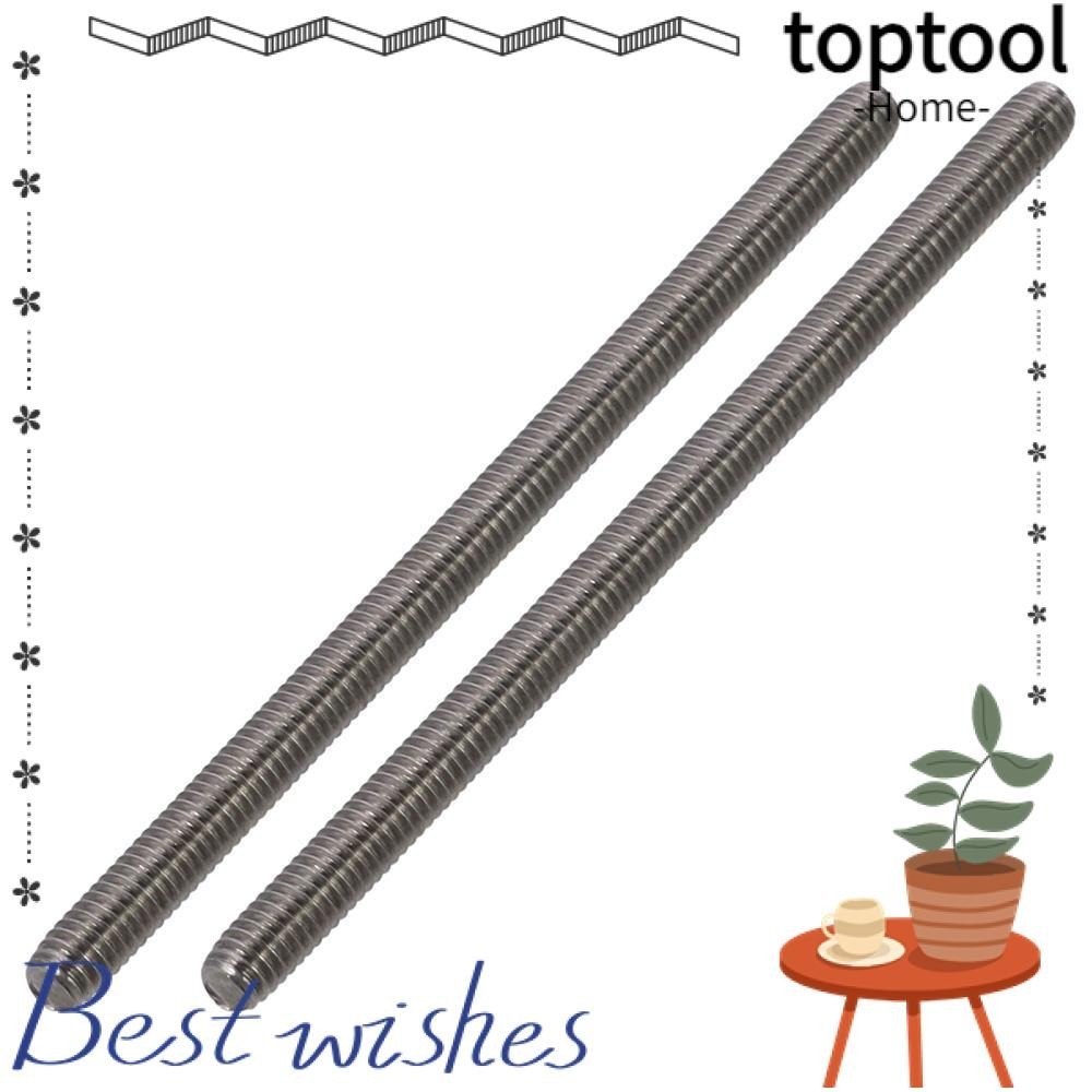 TOPTOOL 2PCS Long Threaded Screw, M6 Right Hand Threads Fully Threaded ...