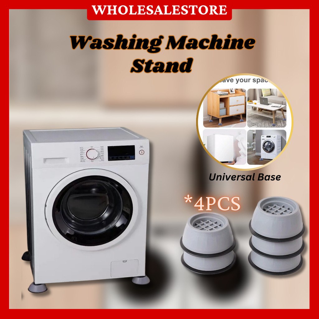 Washing Machine Base Fridge Dryer Washer Pad Stand Anti Vibration Slip ...