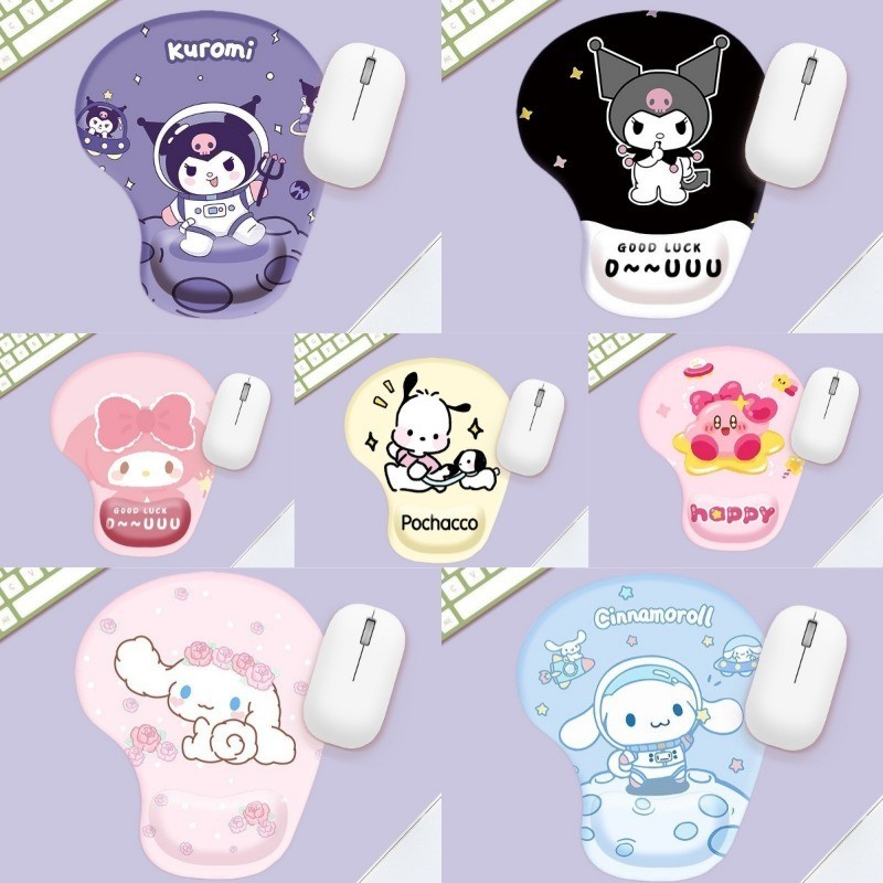 Kawaii Sanrios Mouse Pad Anime Kuromi Cinnamoroll My Melody Cartoon ...