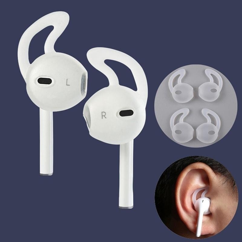 Soft Rubber Ear Hooks Earbud Holder For Apple 6/7plus/6S Earmuff Sports ...