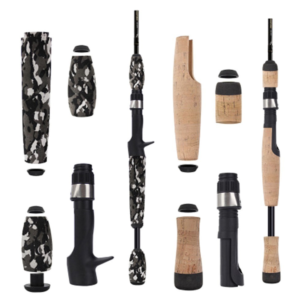 4Types DIY Fishing Rod Building Or Repair Composite Cork Handle Set ...