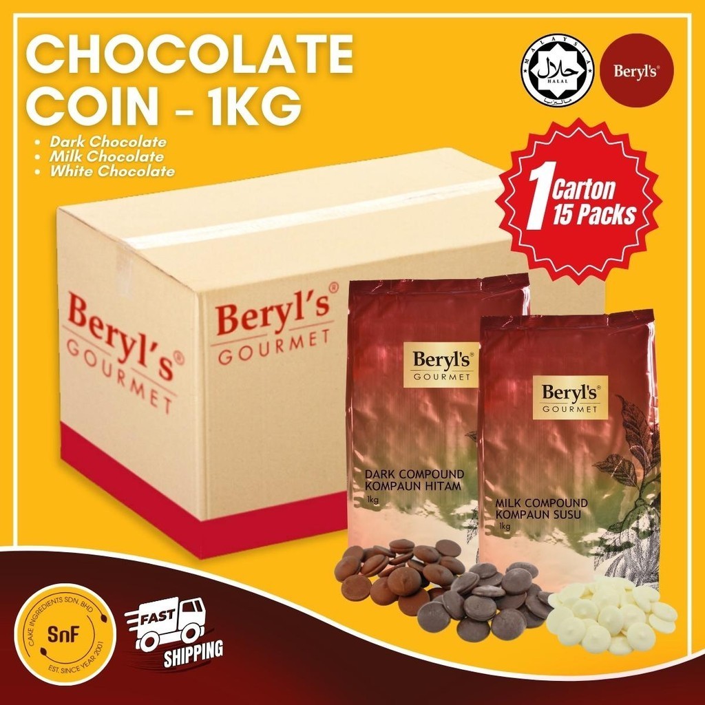 CARTON Beryl's Chocolate Beryls Coklat Beryls Dark Chocolate Beryls ...