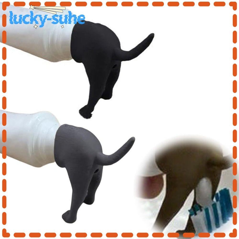 LUCKY-SUHE Pooping Dog Butt Toothpaste Topper, Bathroom Supplies ...