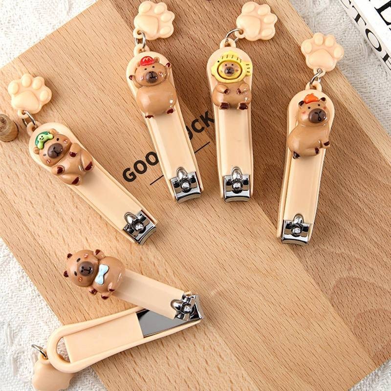 2024 Capybara Mini Nail Clippers Portable Beauty Manicure Tool Creative ...