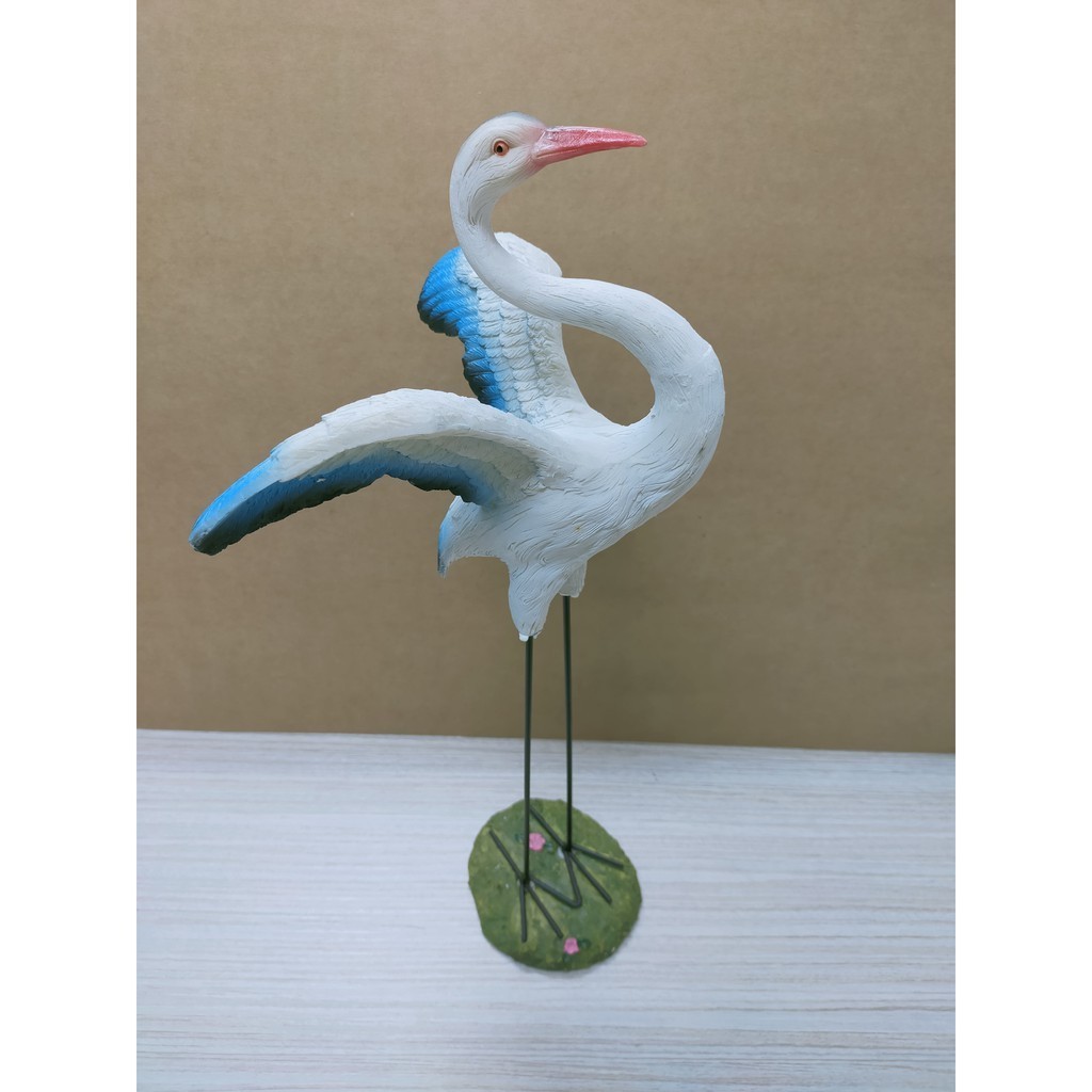 🎁READY STOCK 🎁 45CM Long Leg Bird (Blue) Home & Garden Yard Art Deco ...