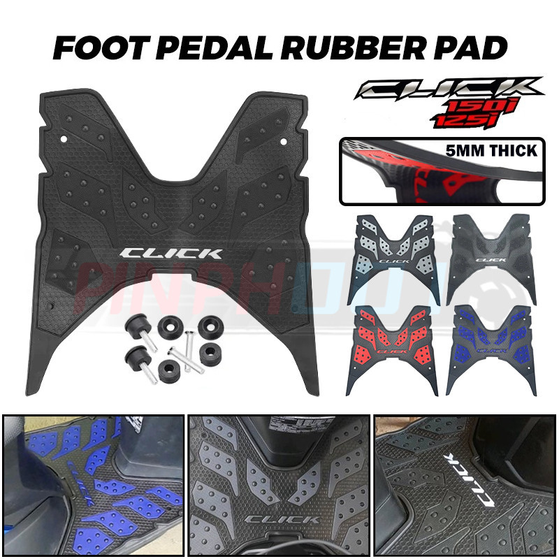 Honda click Matting foot For Honda Click 125i & 150i V1,V2,V3 Rubber ...