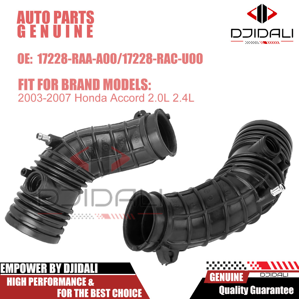 for Honda Accord 2.4L 2.0L 2003-2007 Air Flow Filter Tube Air Intake ...