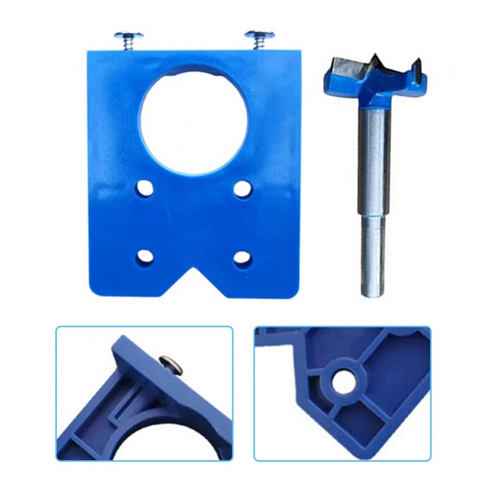 Door Hinge Jig Kit Concealed Hinge Fixture Long-lasting Use For 35mm ...