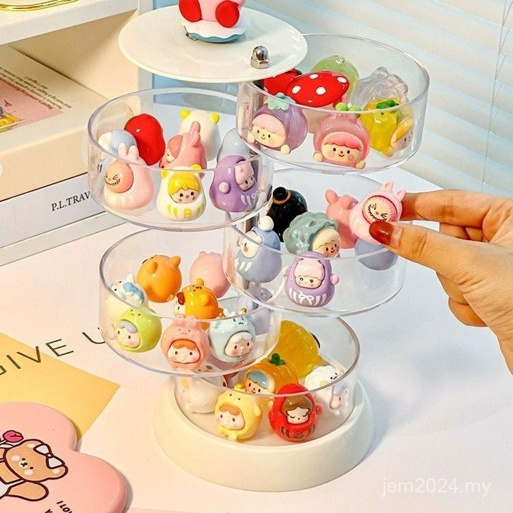 Cute Grain Storage Box Display Storage Acrylic Pop Mart Blind Box ...
