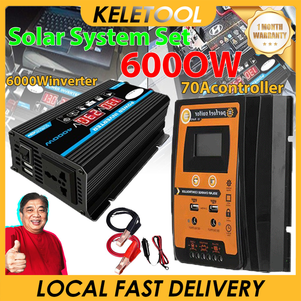 power inverter 6000w Adapter Solar inverter dc to ac solar power ...