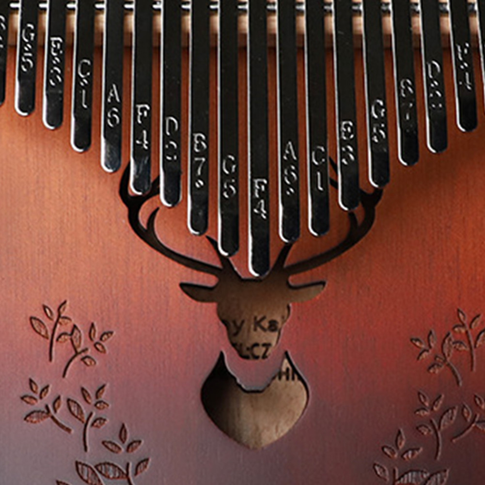 #A Kalimba 21 Keys Thumb Piano Portable Mbira Finger Piano for Beginner ...