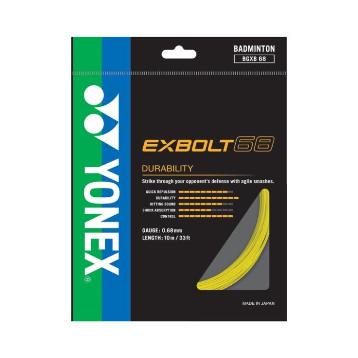 Yonex Exbolt 68 Strings 100% ORIGINAL (Durable) | Shopee Malaysia