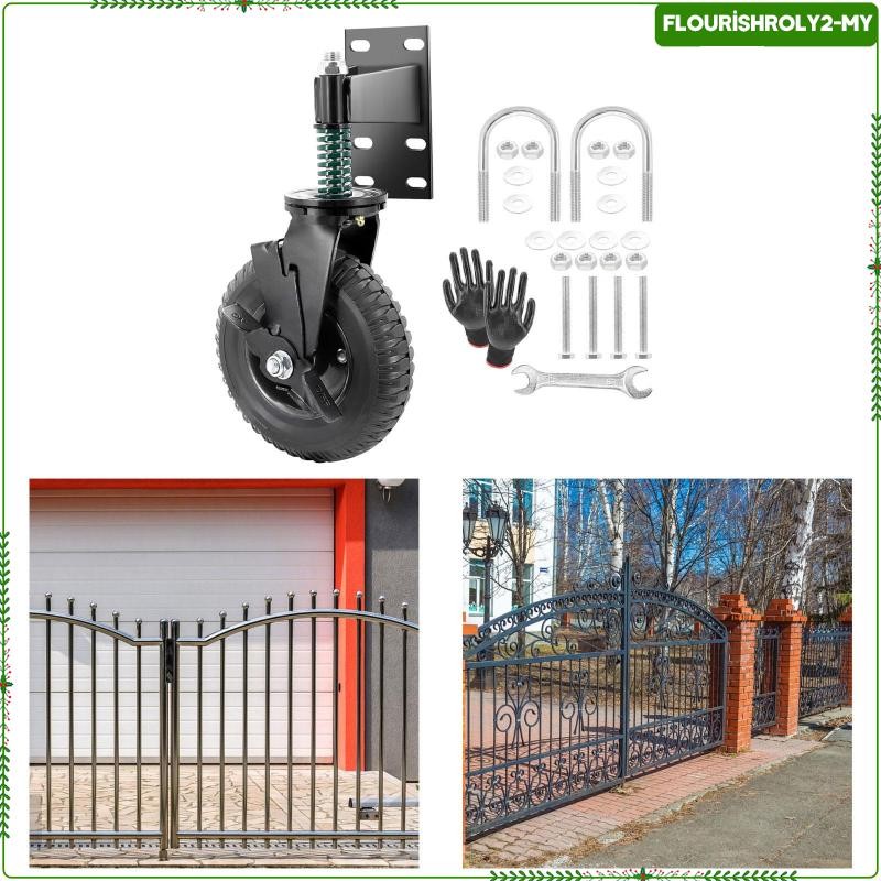 [Flourish] Gate Wheel for Wooden 5 Fence Gate Wheel Swivel Gate Caster ...