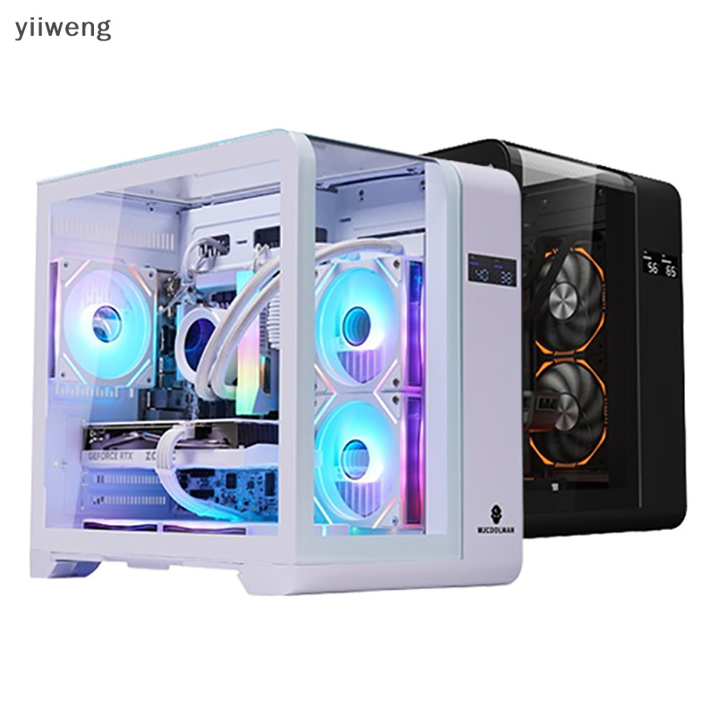 [yiiweng] Transparent PC Case With CPU/GPU Temperature LED Display ...