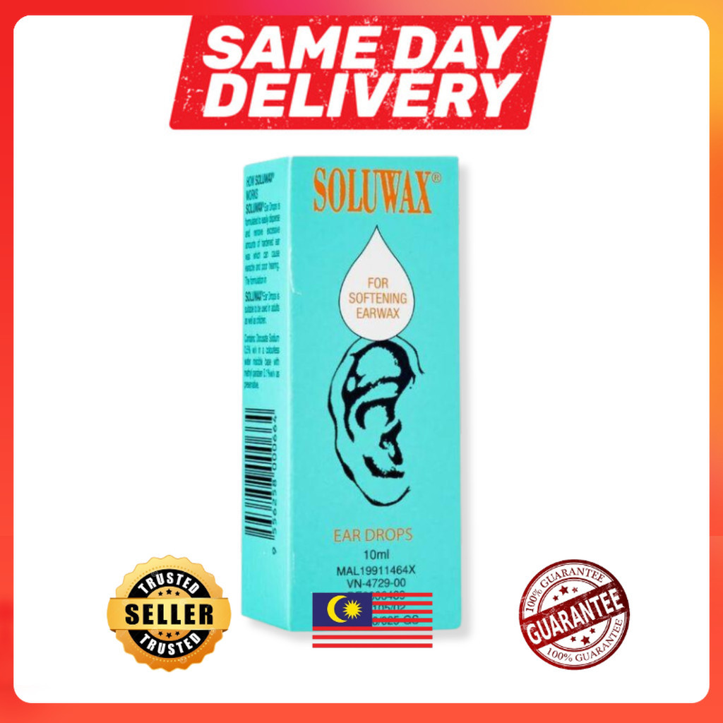 Hoe Soluwax Ear Drops 10ml | Shopee Malaysia